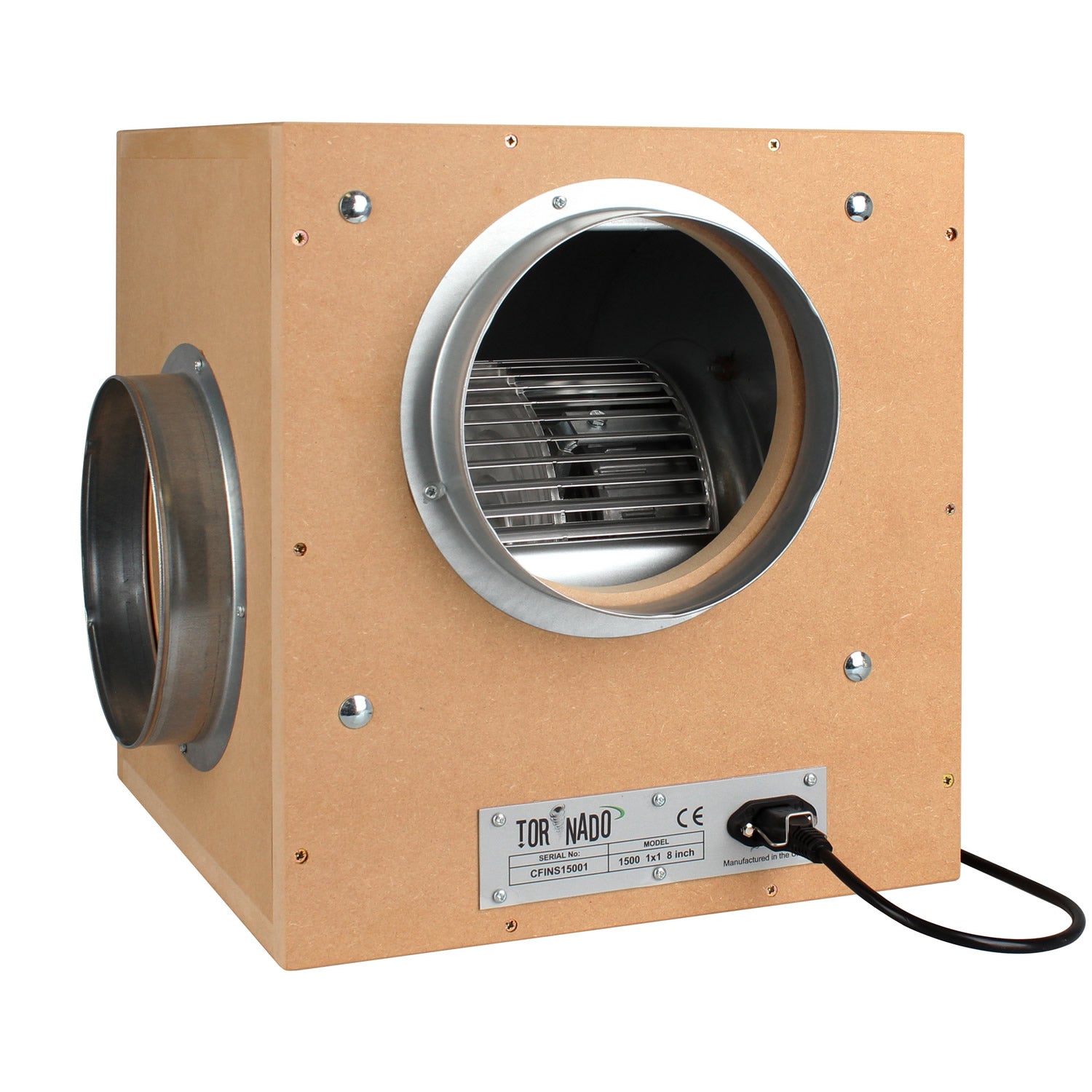 Tornado - Acoustic Box Fan 2500m3 – Prestwich Hydroponics